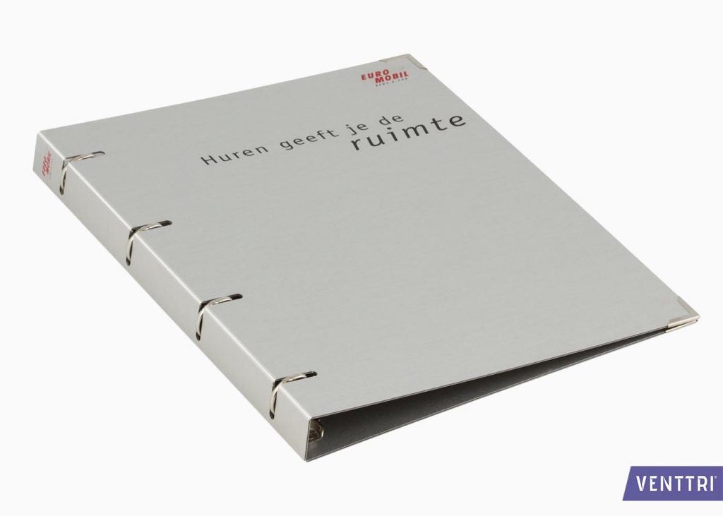 Aluminum ring binder mechanism slots - Venttri