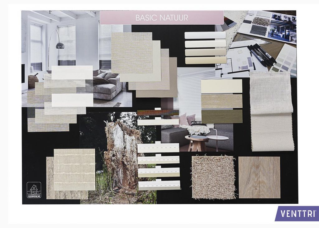 Display with mood boards - Venttri