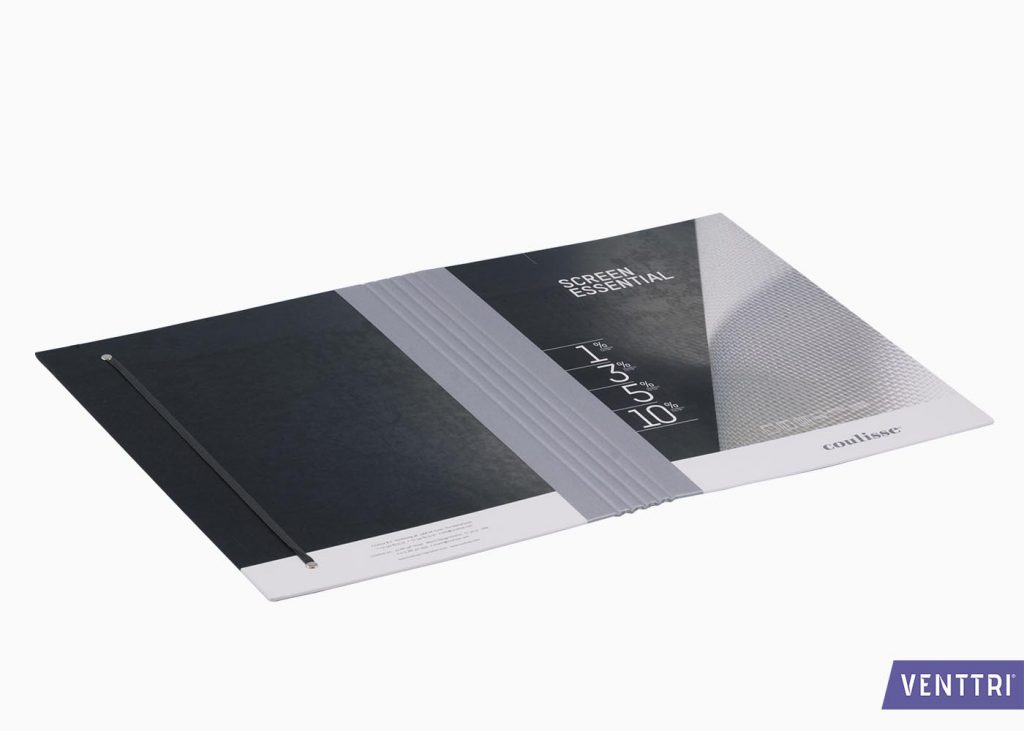 Folder with elastic fastener - Venttri