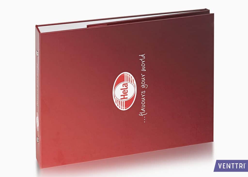 Fun table flip chart for recipes - Venttri