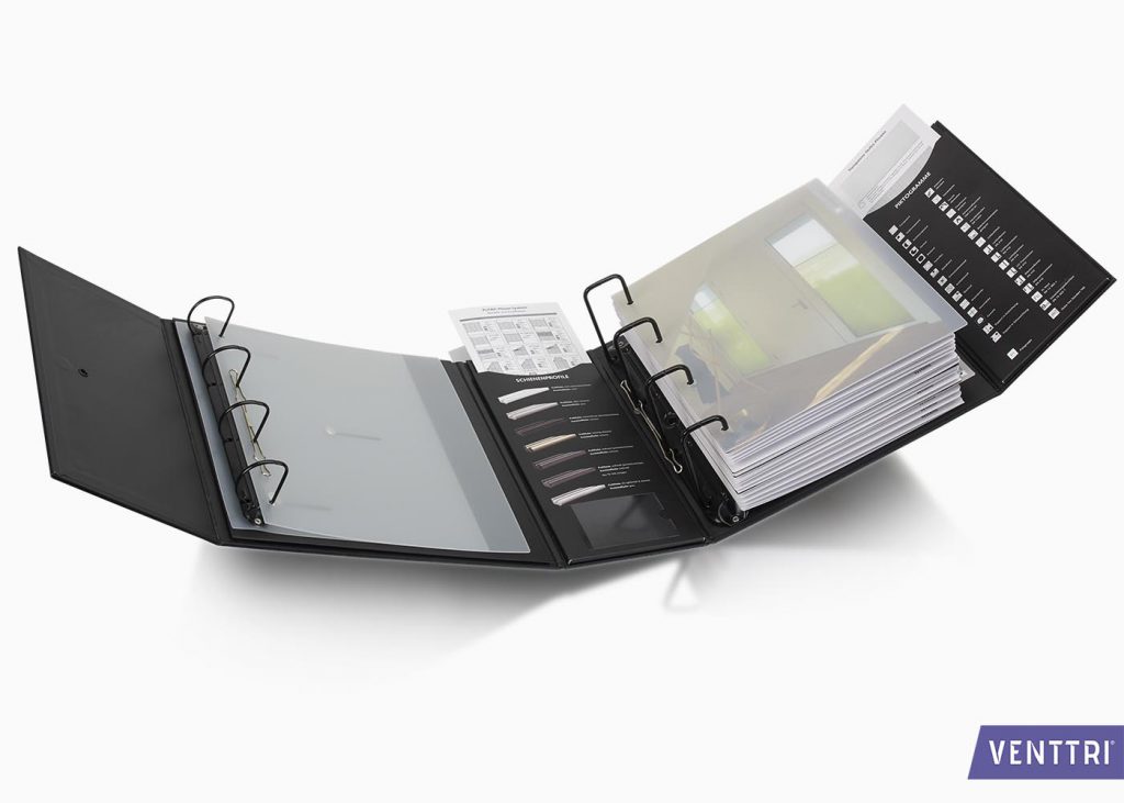 Custom sample book - Venttri