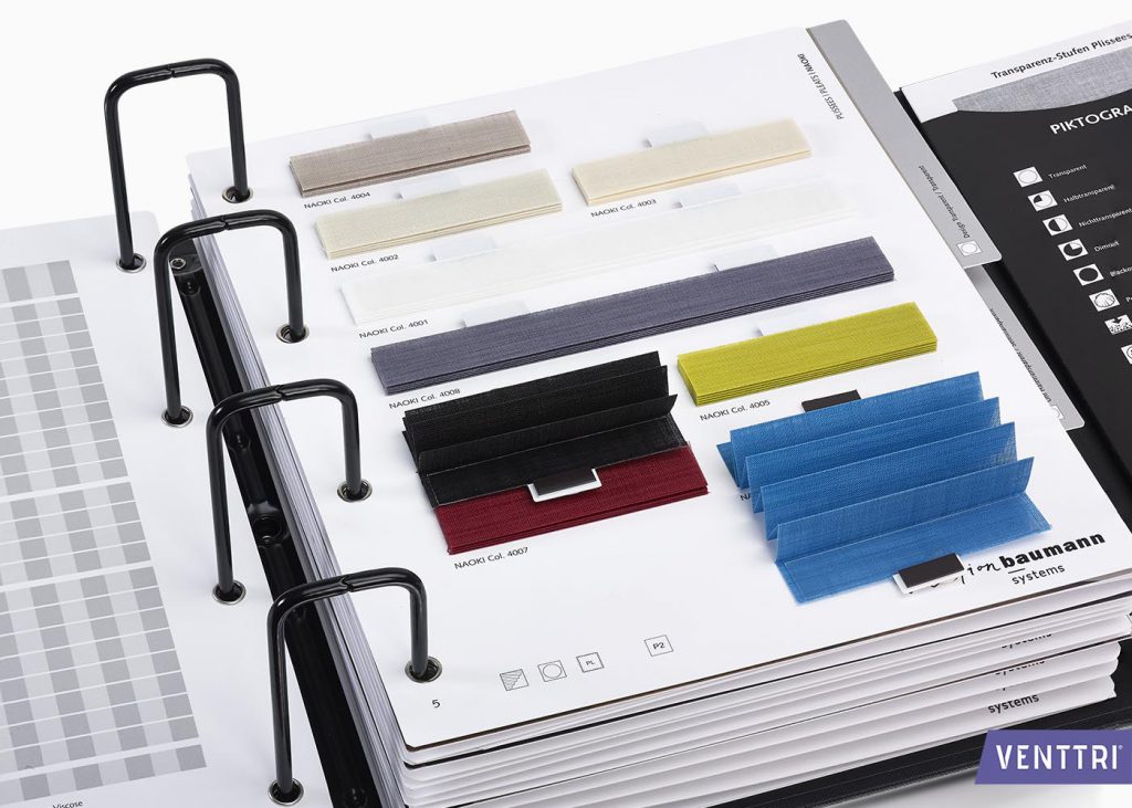 Custom sample book - Venttri