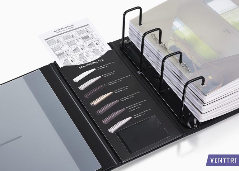 Custom sample book - Venttri