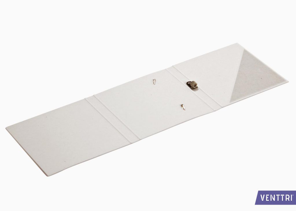 Square elasto folder in grey board - Venttri