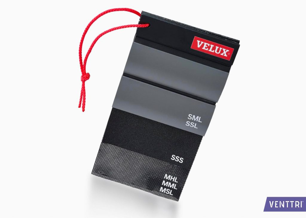 Velux sample hanger with cord - Venttri