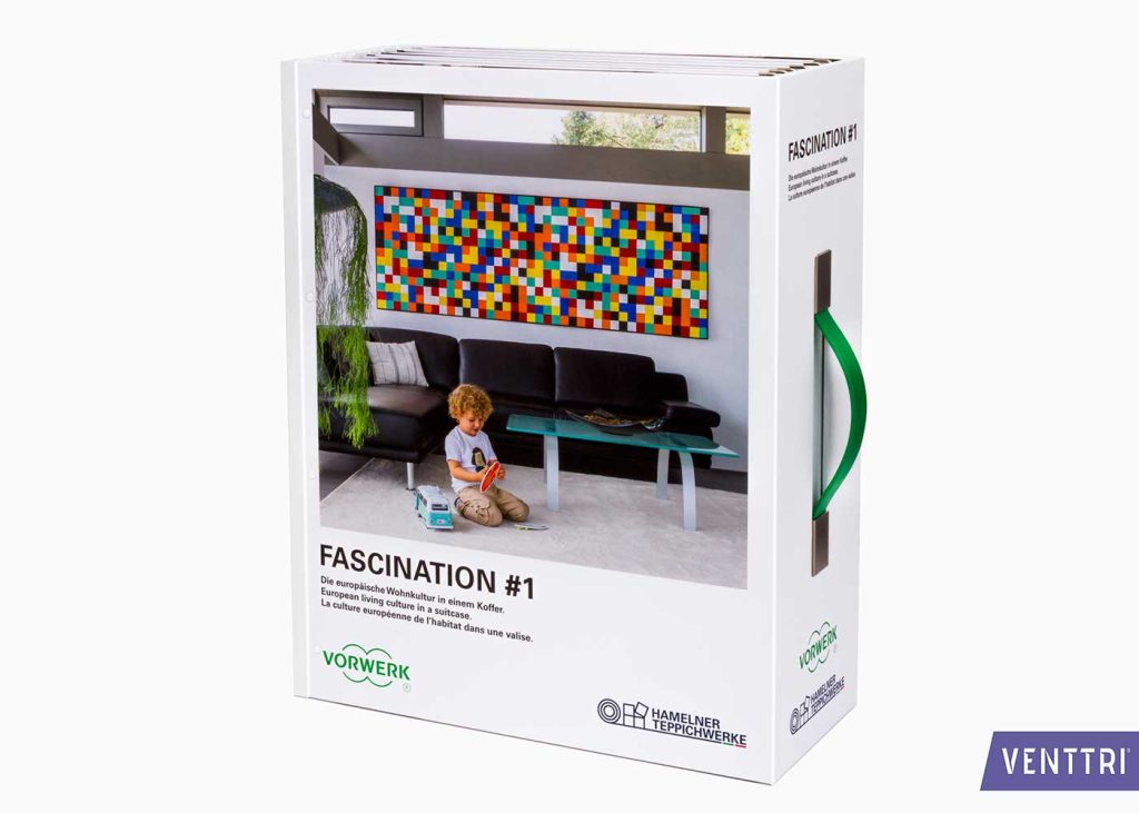 Large custom book with carpet samples - Venttri