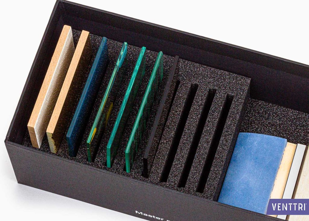 Luxury sample box with lid - Venttri