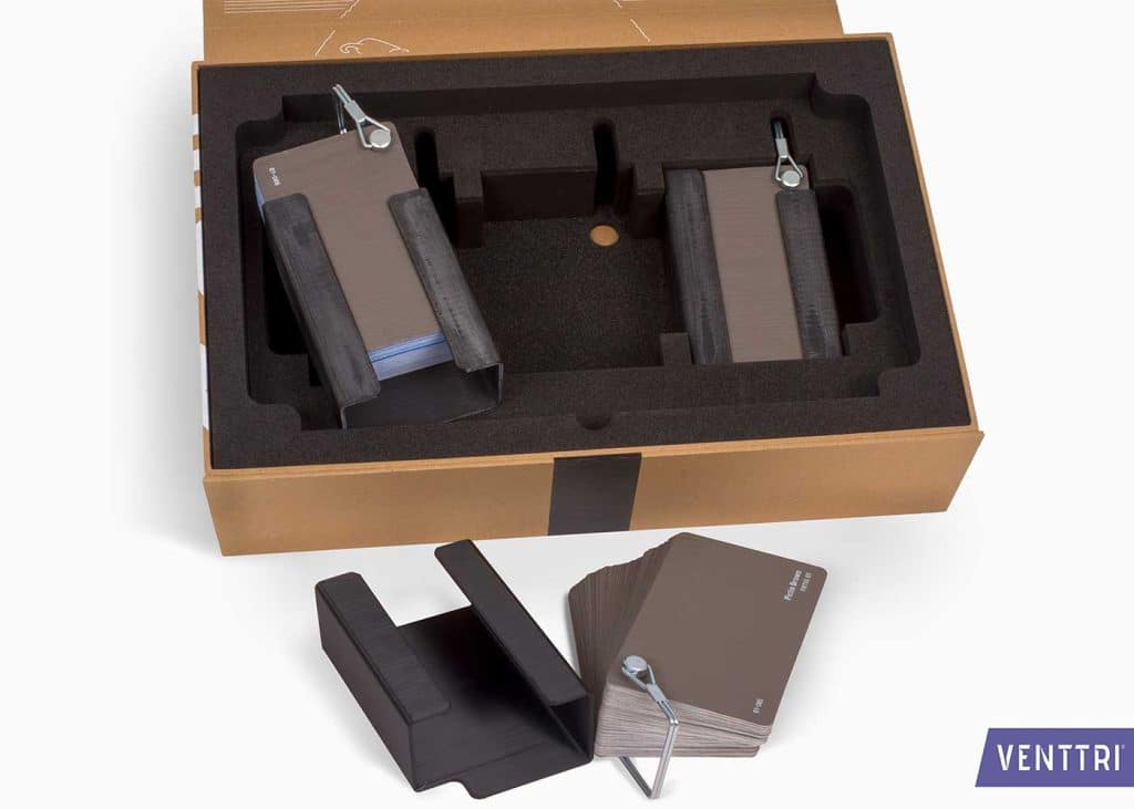 Box with hinged lid | Sturdy and sustainable packaging | Venttri